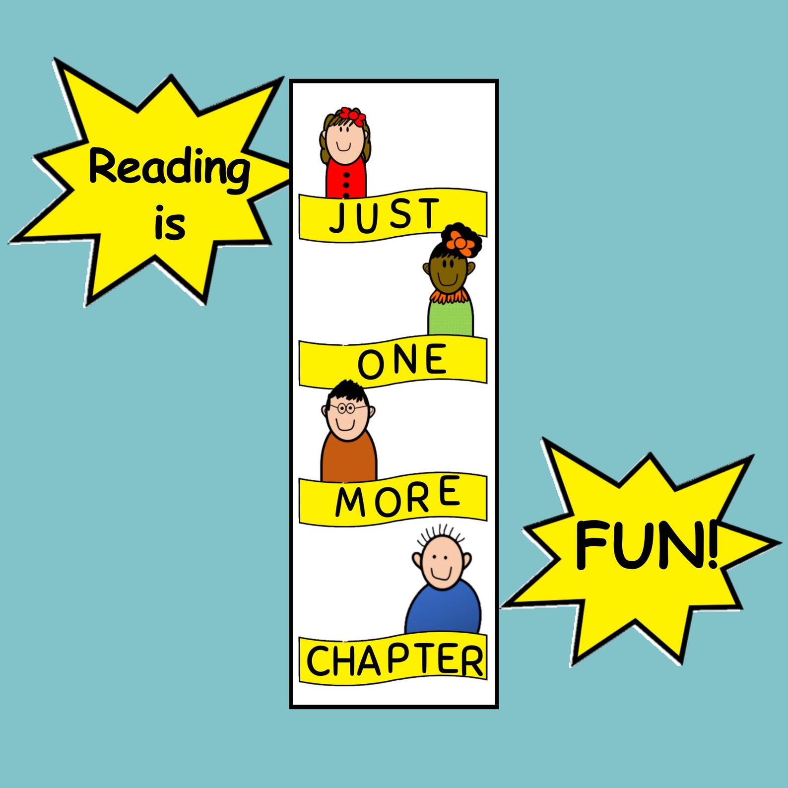 Motivational Quotes Printable Bookmarks for Kids Fun Sayings Reading ...