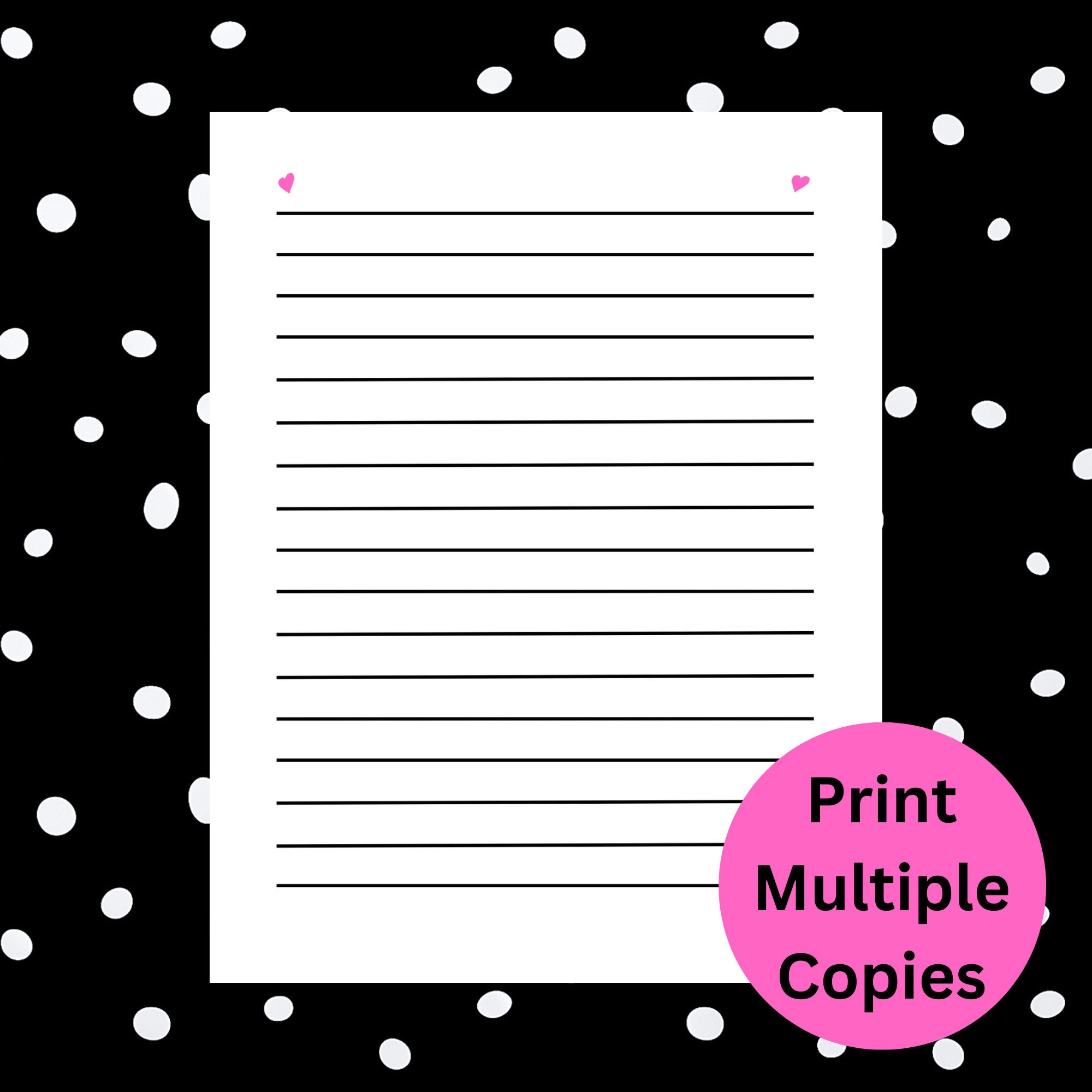 Write It Down Notepaper Printable Lined Notes Write It Out Writing ...
