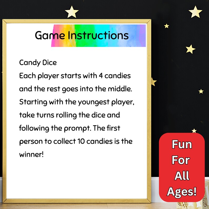 Valentine's Day Game Fun Candy Roll the Dice for Candy Valentine Candy ...