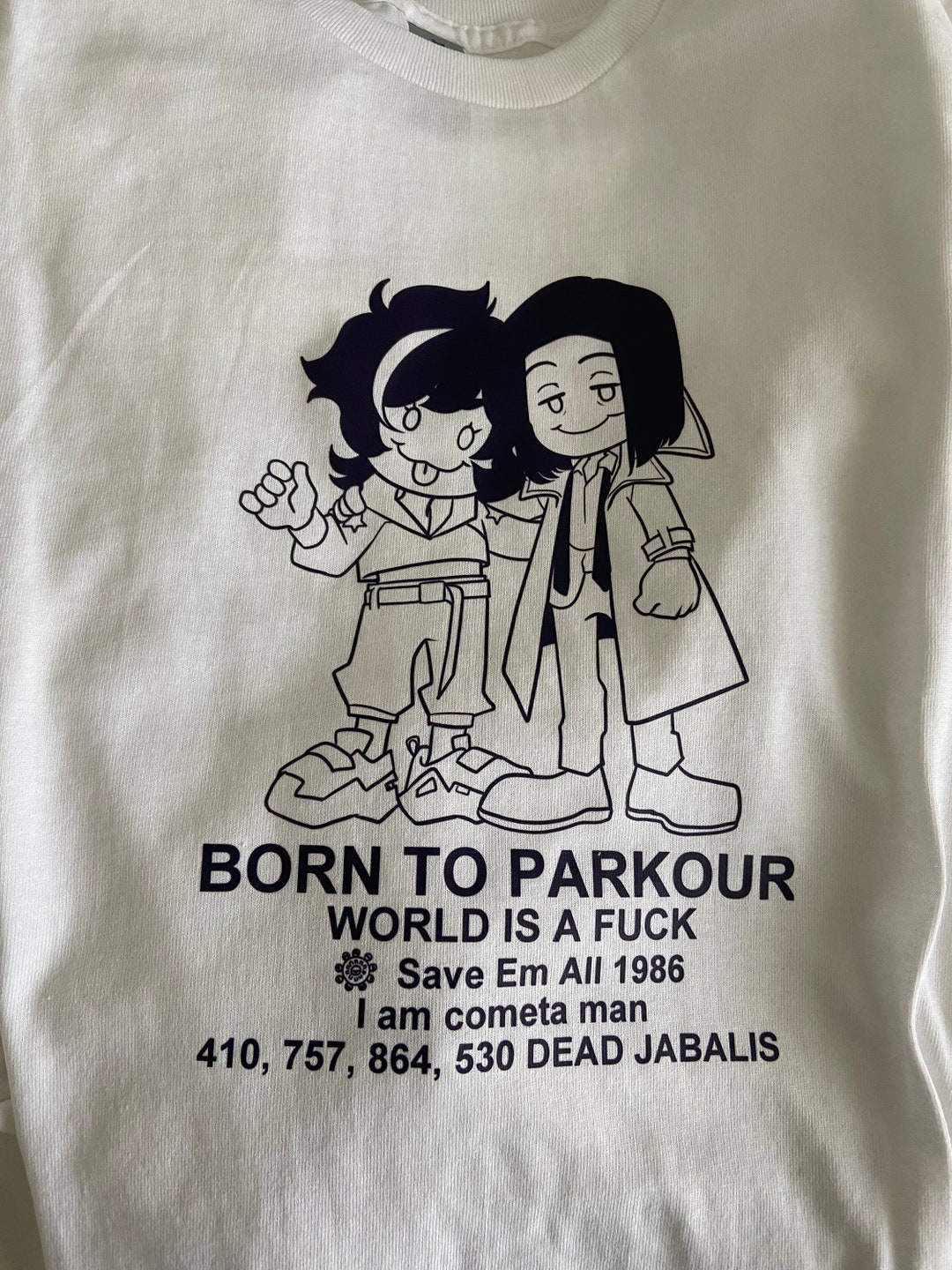 Señorita Cometa Webtoon | Born to Parkour Shirt - Etsy