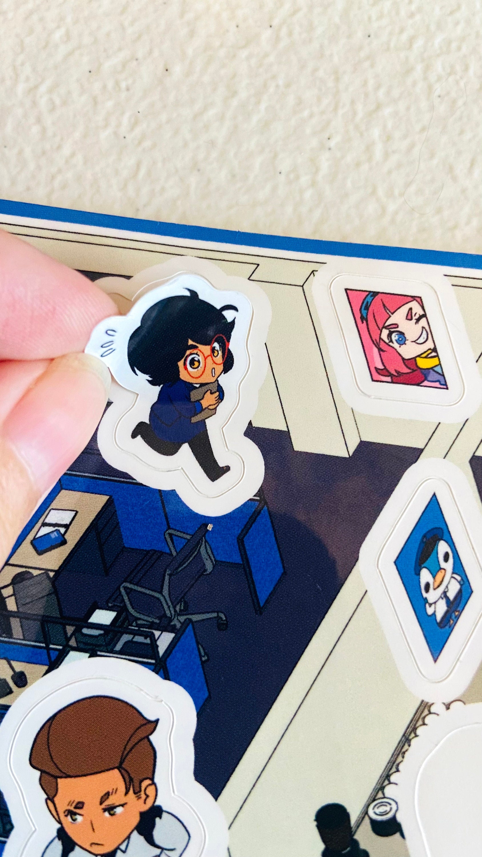 Webtoon Señorita Cometa Office Sticker Set - Etsy