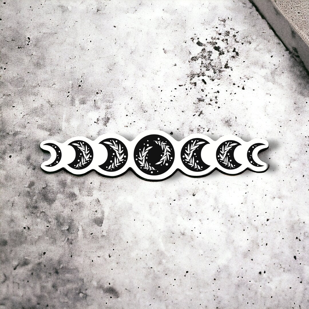 Moon Phase Stickers, Moon Phases, Moon Stickers, Celestial Stickers ...