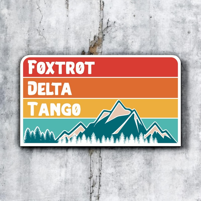 Foxtrot Delta Tango Shirt - Etsy