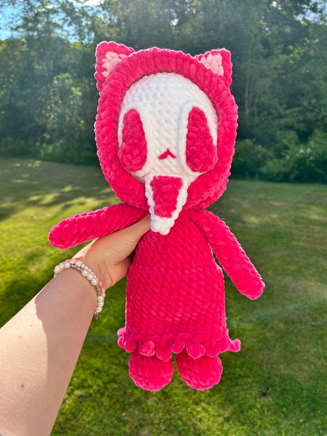Crochet Kitty Slasher Plush - Etsy