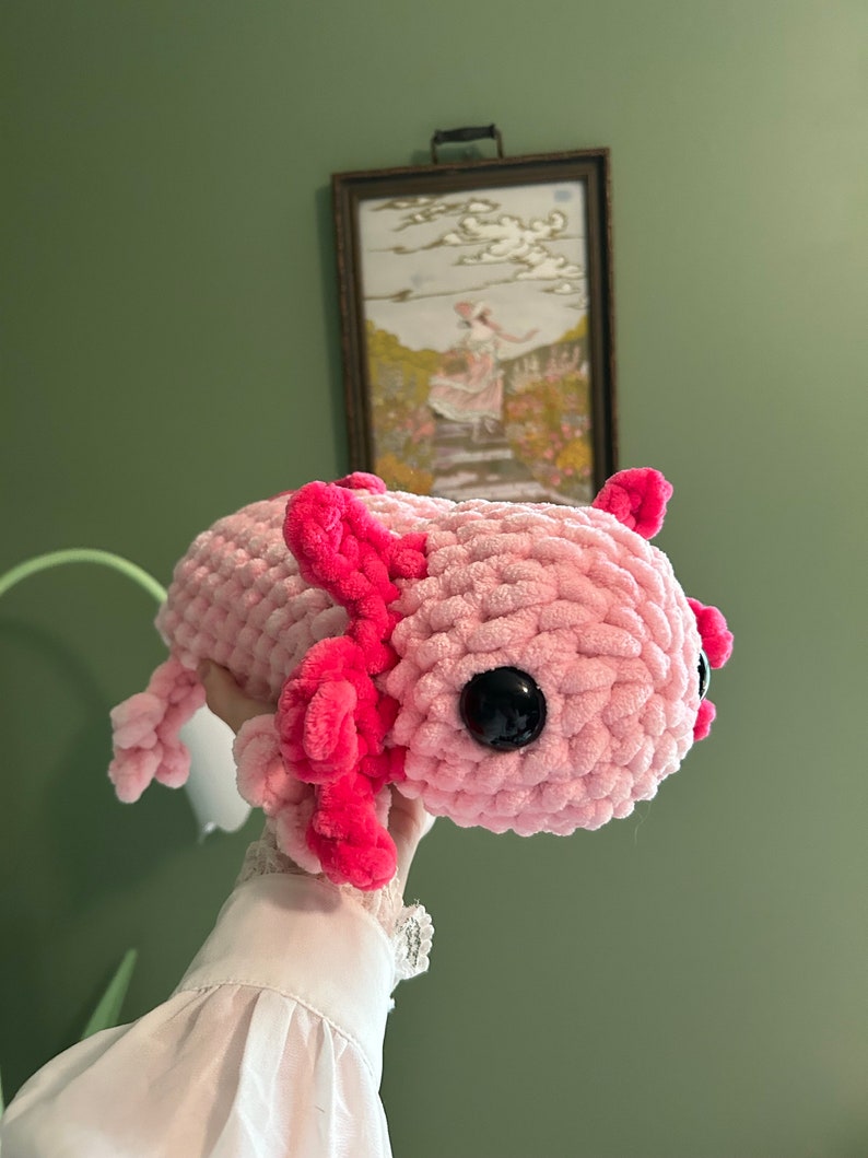 Jumbo Axolotl Plush - Etsy