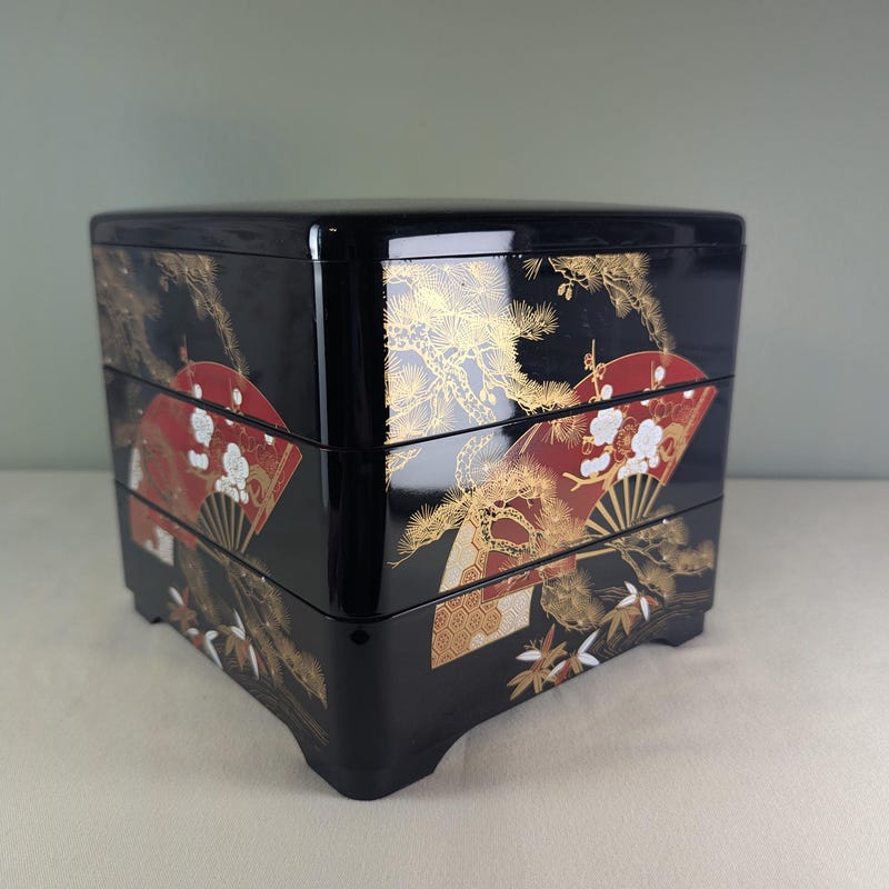 Japanese Bento 3 Tier - Etsy