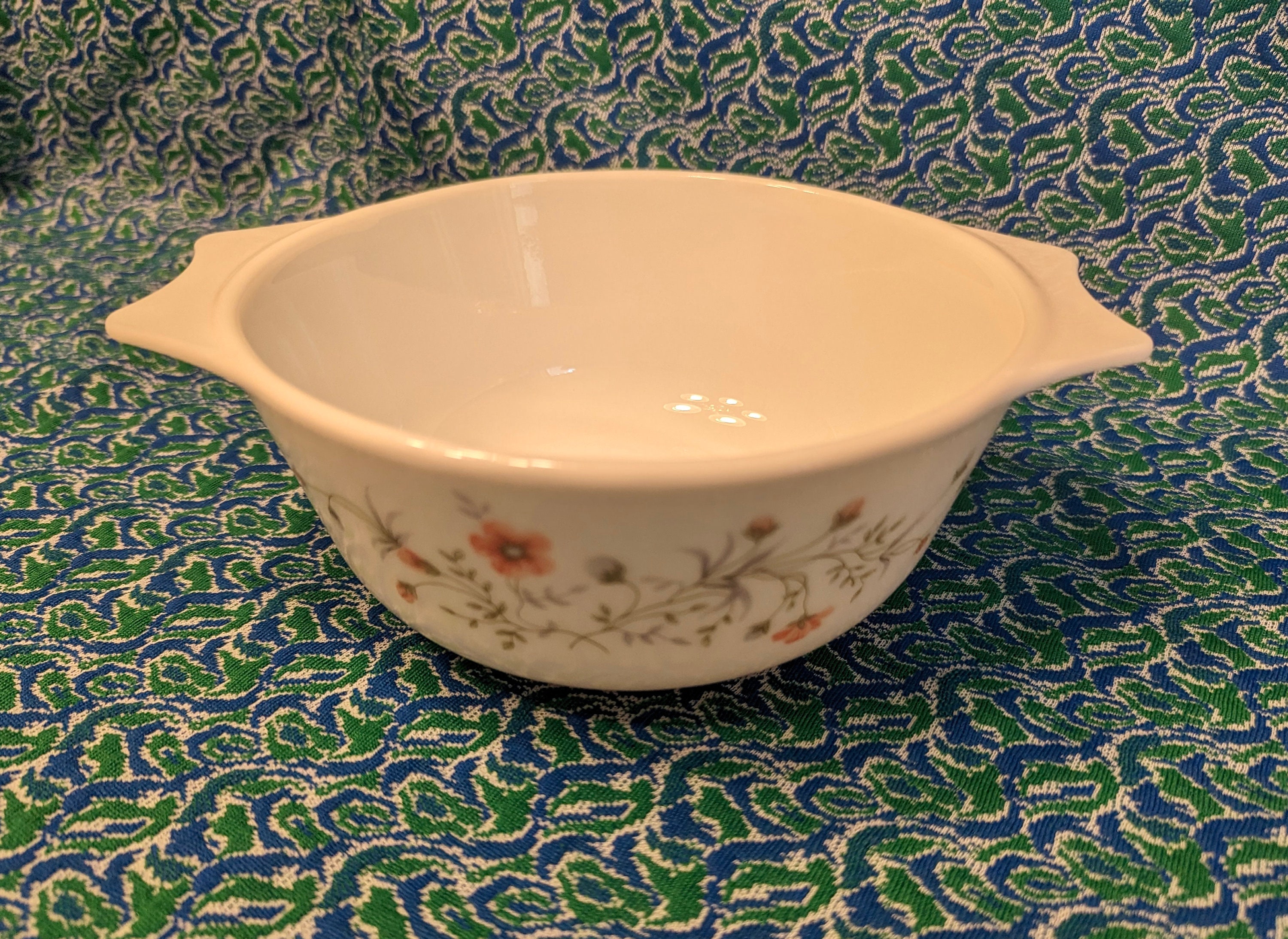 Vintage Pyrex England Emily Spring Garden Casserole Dish - Etsy