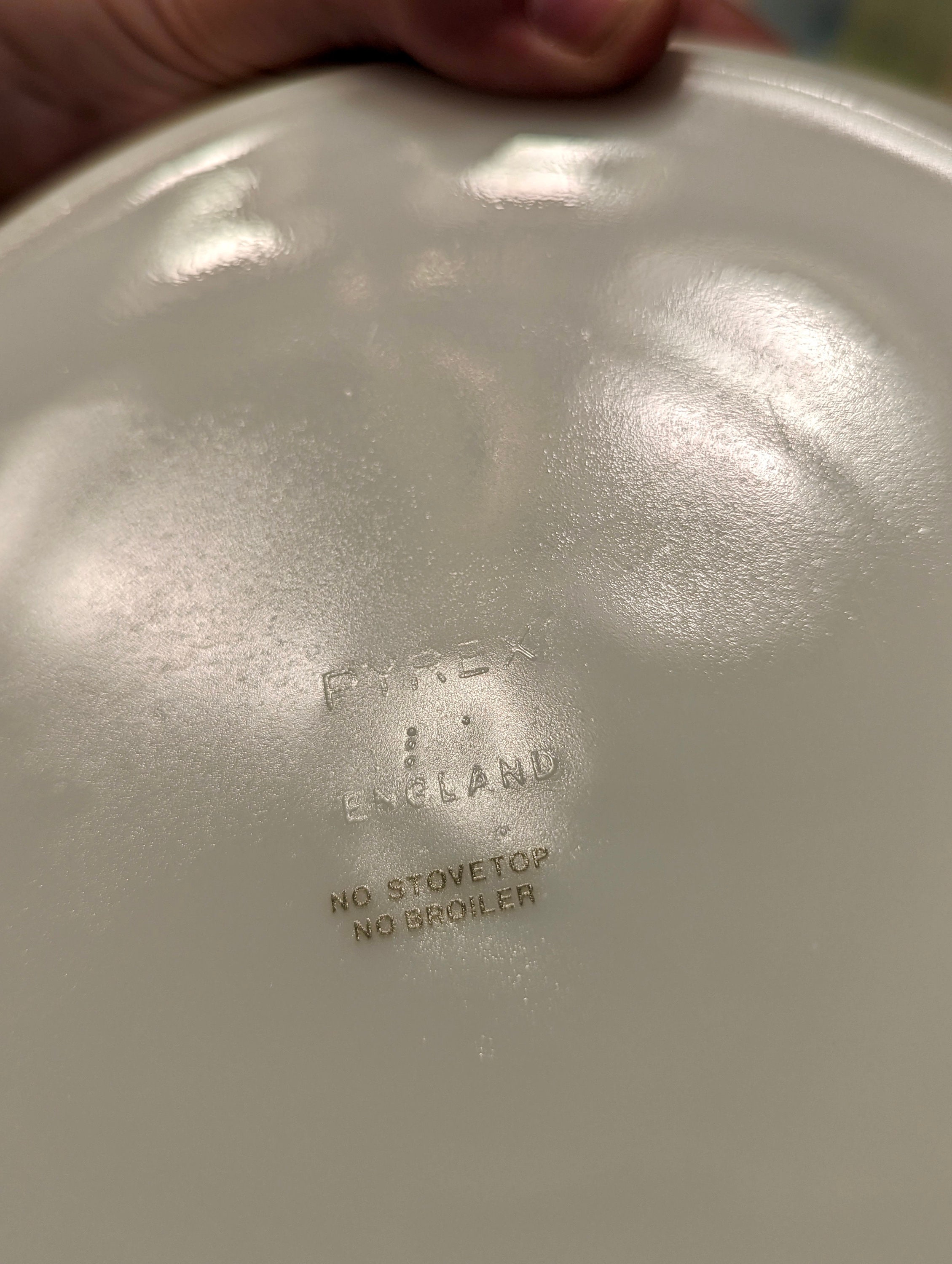 Vintage Pyrex England Blue Iris Pattern Casserole With Lid - Etsy