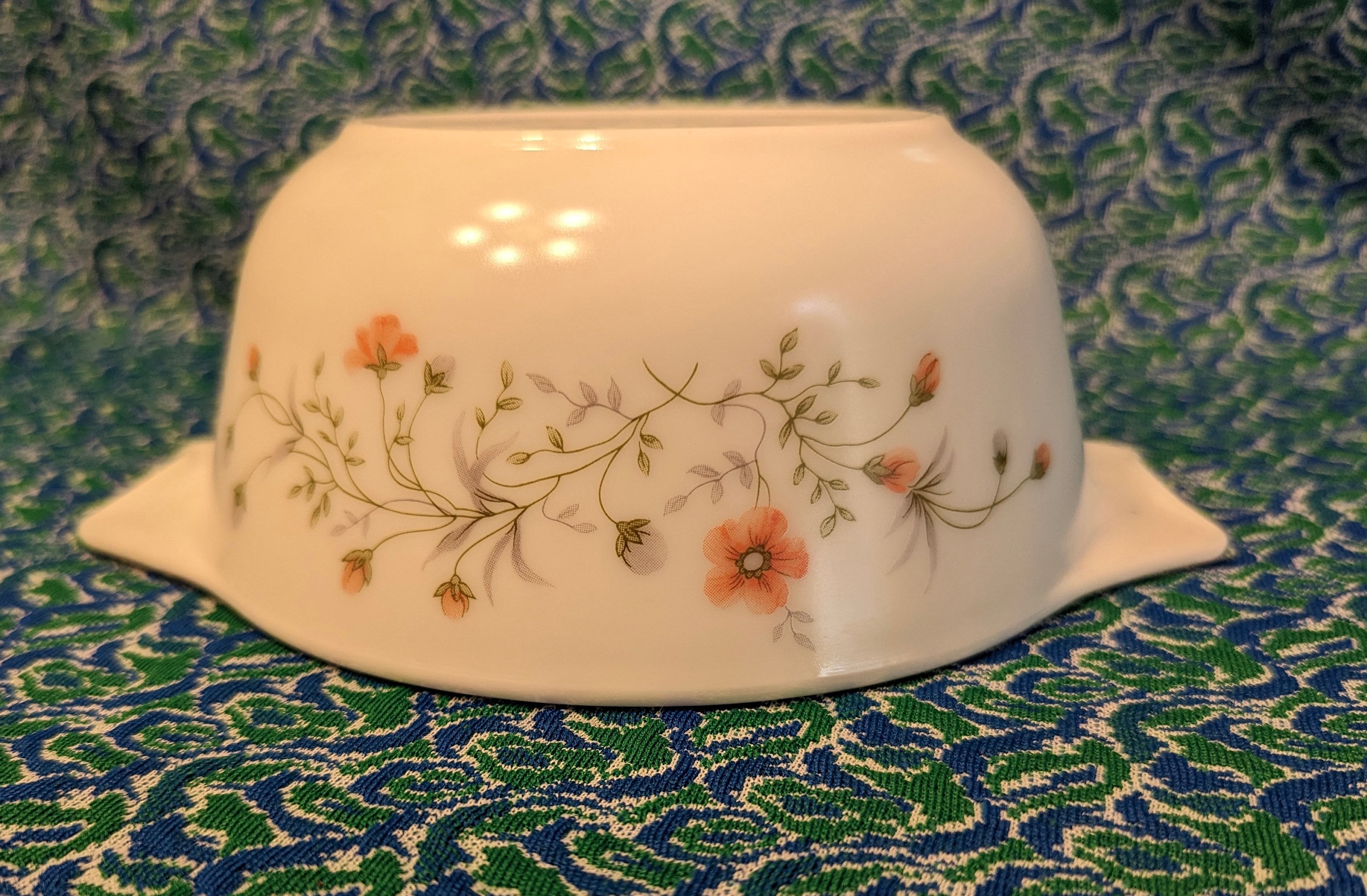 Vintage Pyrex England Emily Spring Garden Casserole Dish - Etsy