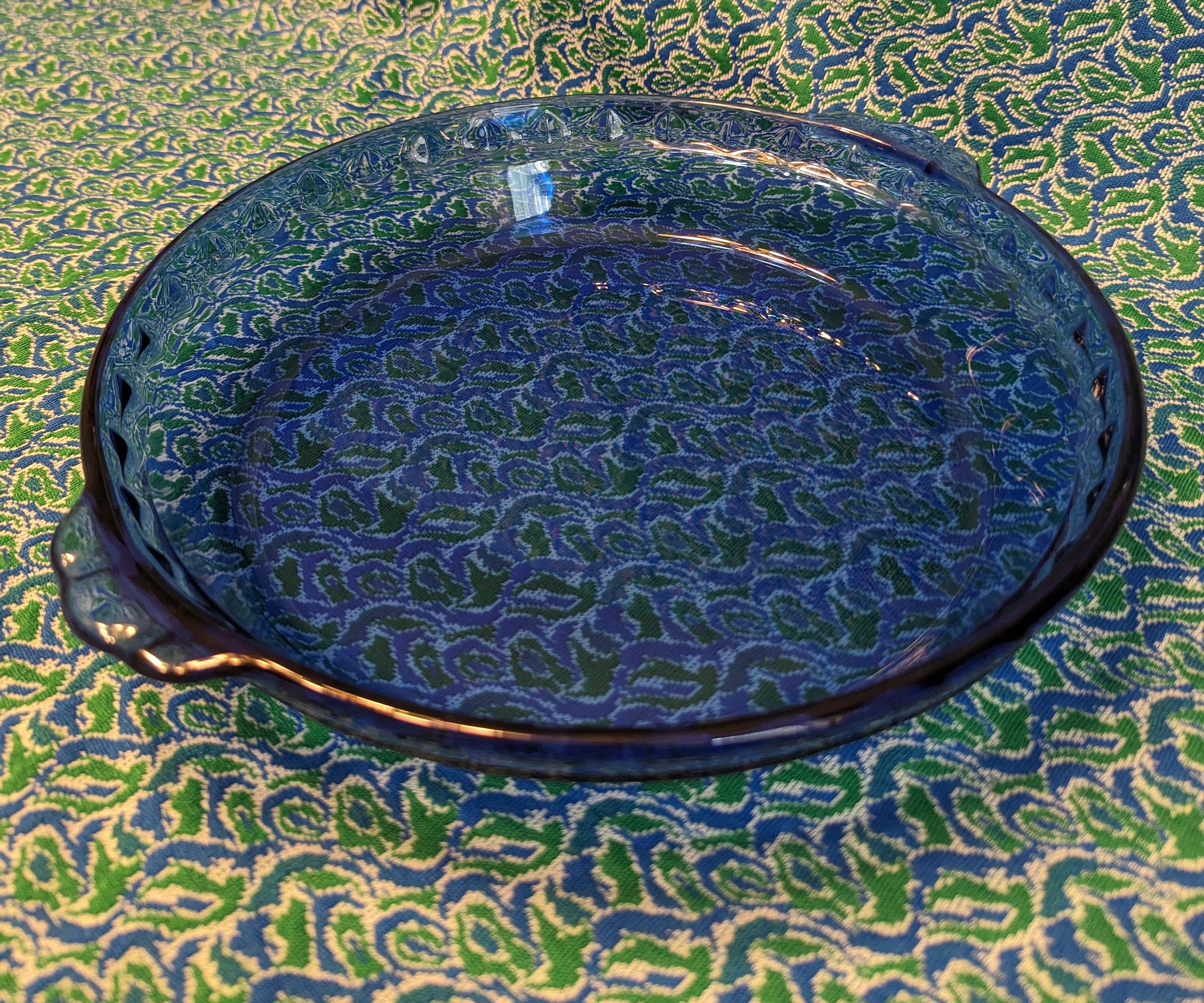 Vintage Pyrex Cobalt Blue Deep Dish Pie Plate 229 - Etsy