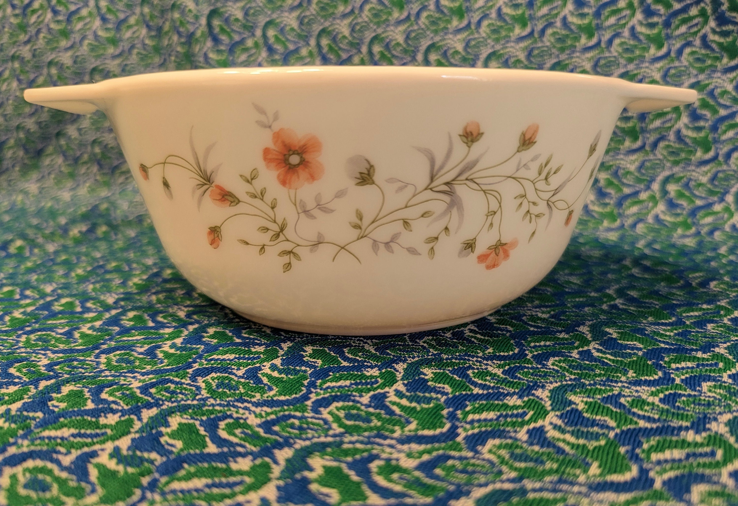 Vintage Pyrex England Emily Spring Garden Casserole Dish - Etsy