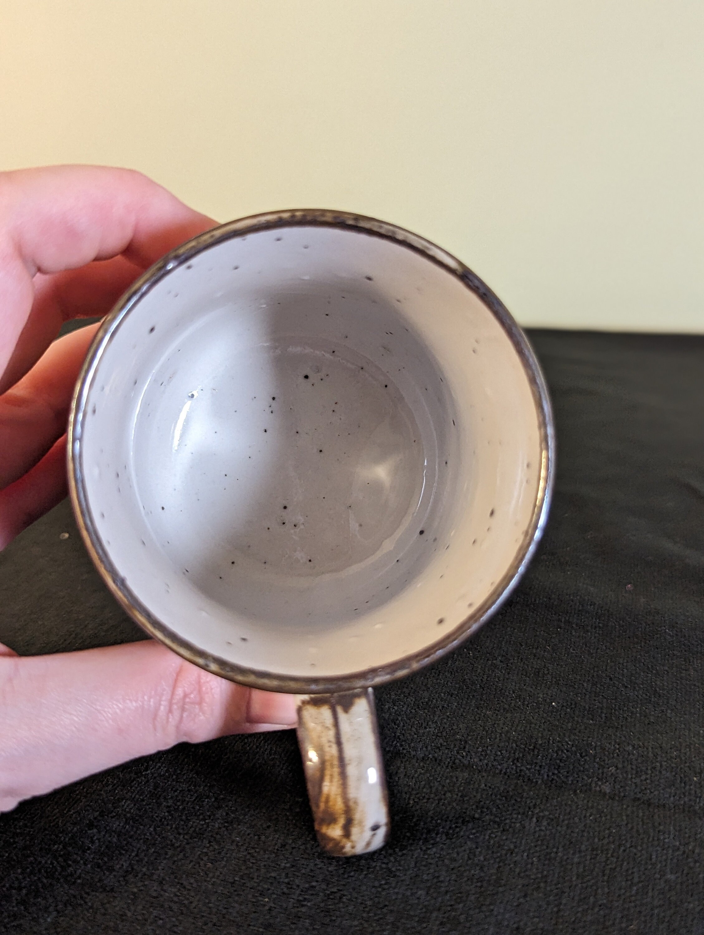 Vintage Yellow Flower Ceramic Mug - Etsy