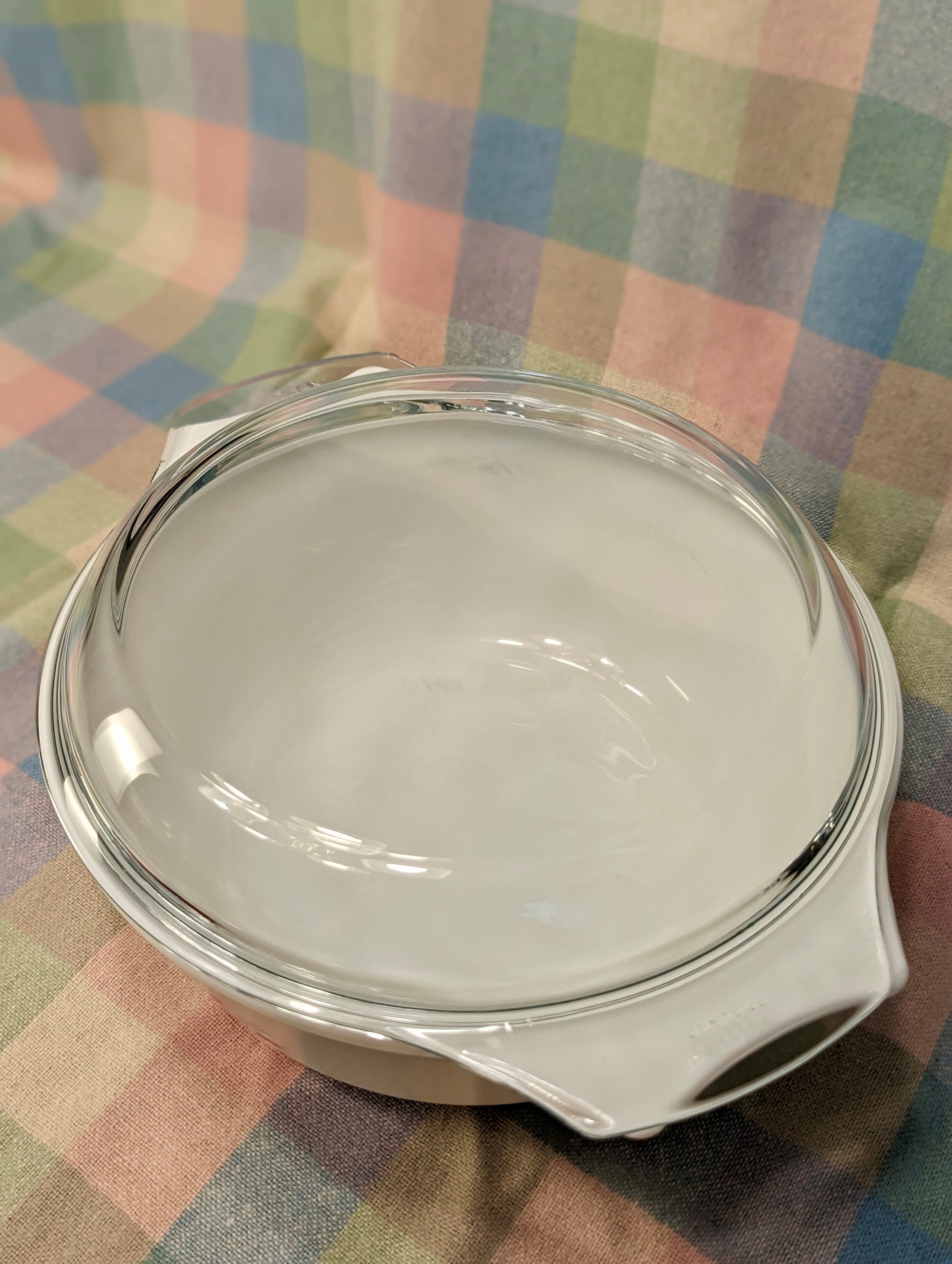 Vintage Pyrex England Blue Iris Pattern Casserole With Lid - Etsy