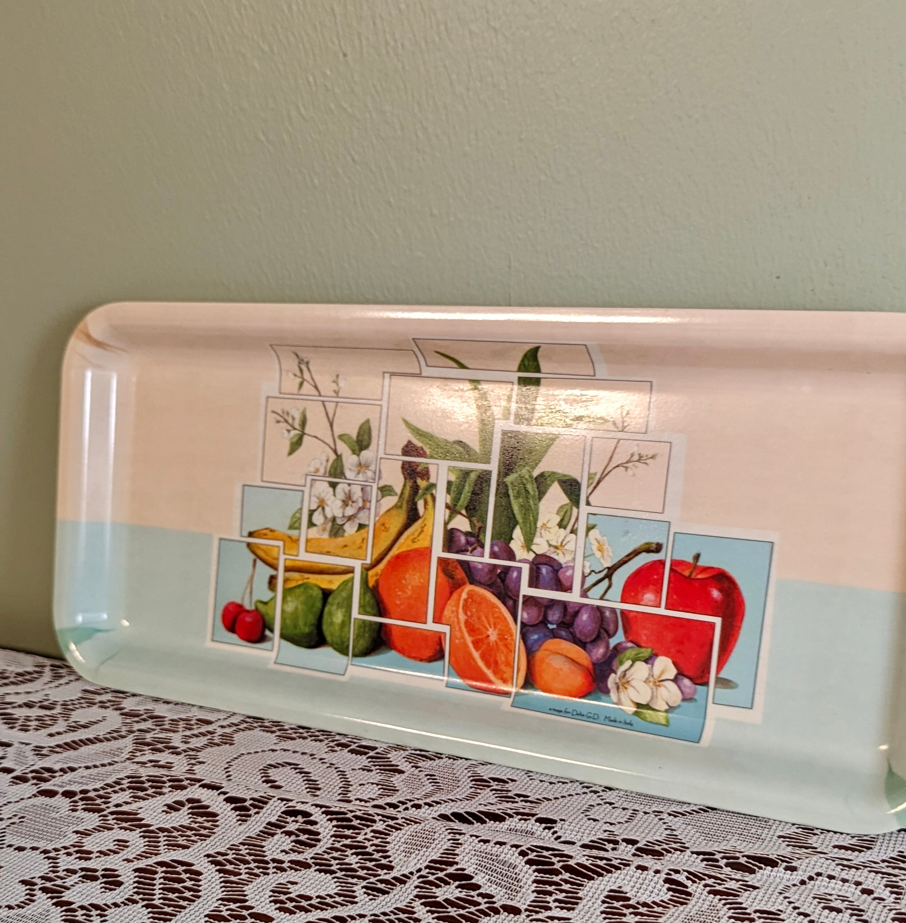 Vintage Italian Melamine Fruit Tray - Etsy