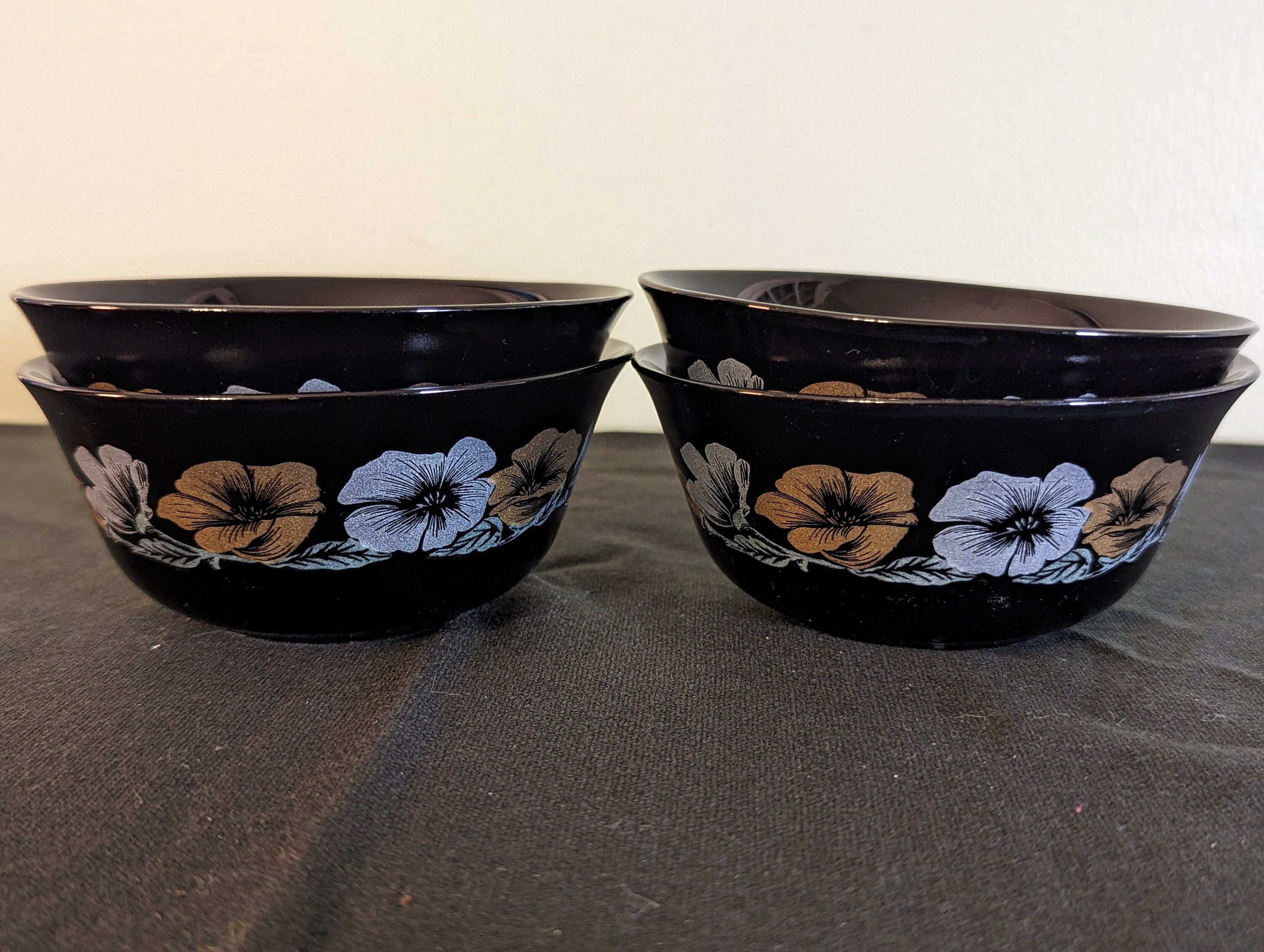 Vintage Arcoroc French Julie Pattern Salad Bowls Set of 4 - Etsy