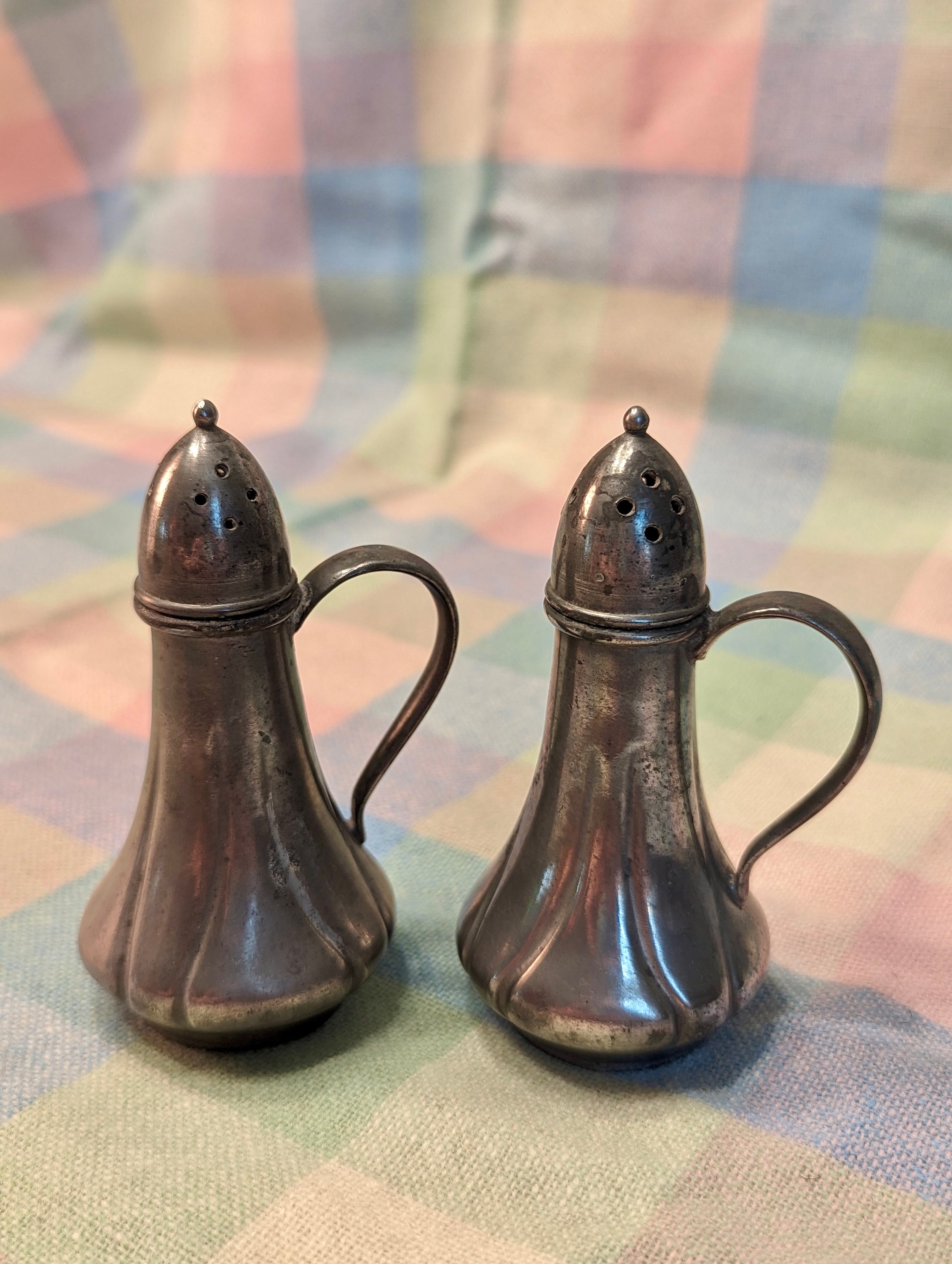 Antique Alden Pewter Salt & Pepper Shakers - Etsy Antique Alden Pewter Salt & Pepper Shakers - Etsy
