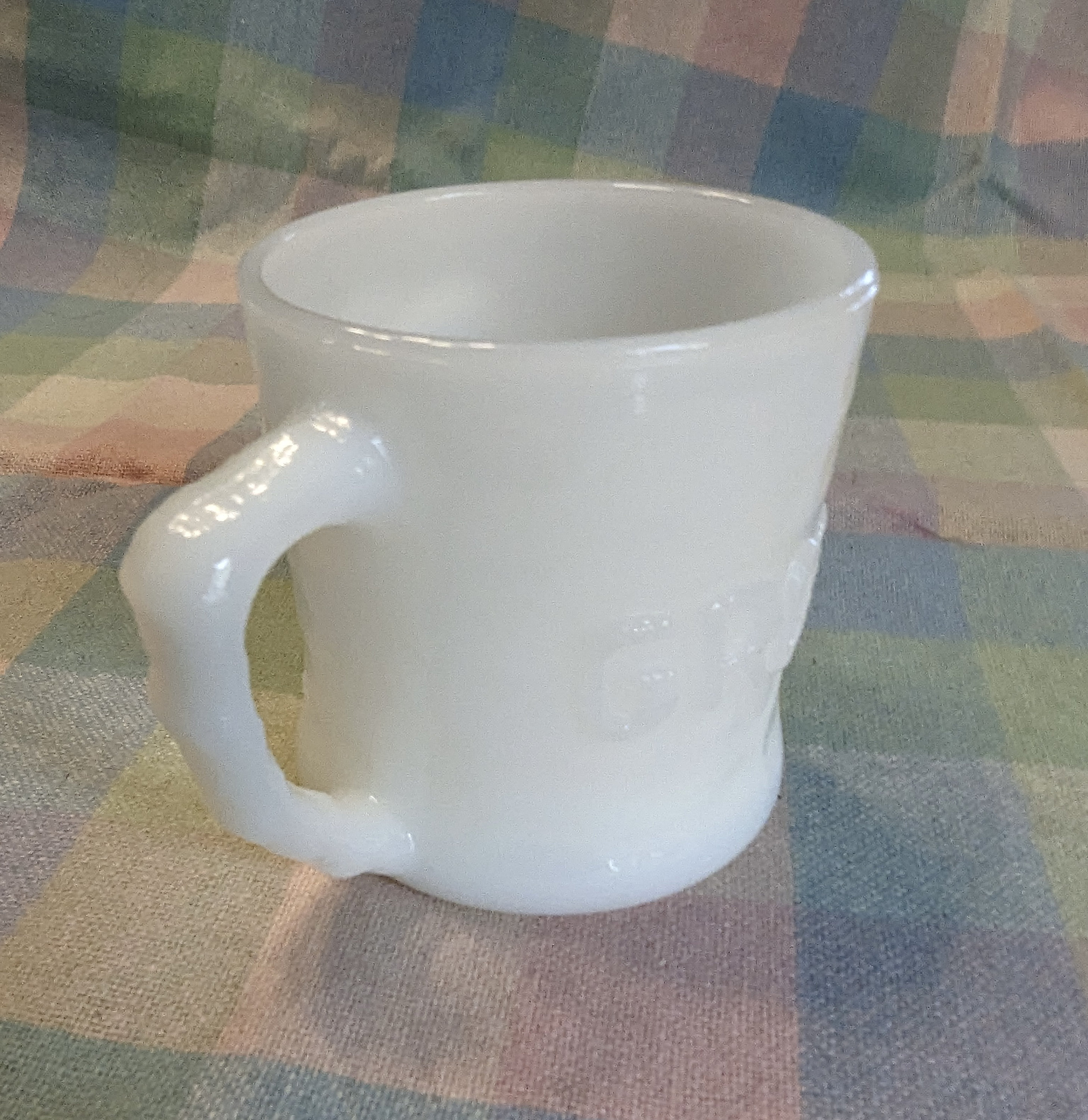 Grog Comic White Milk Glass Mug Artist Johnny Hart - Etsy