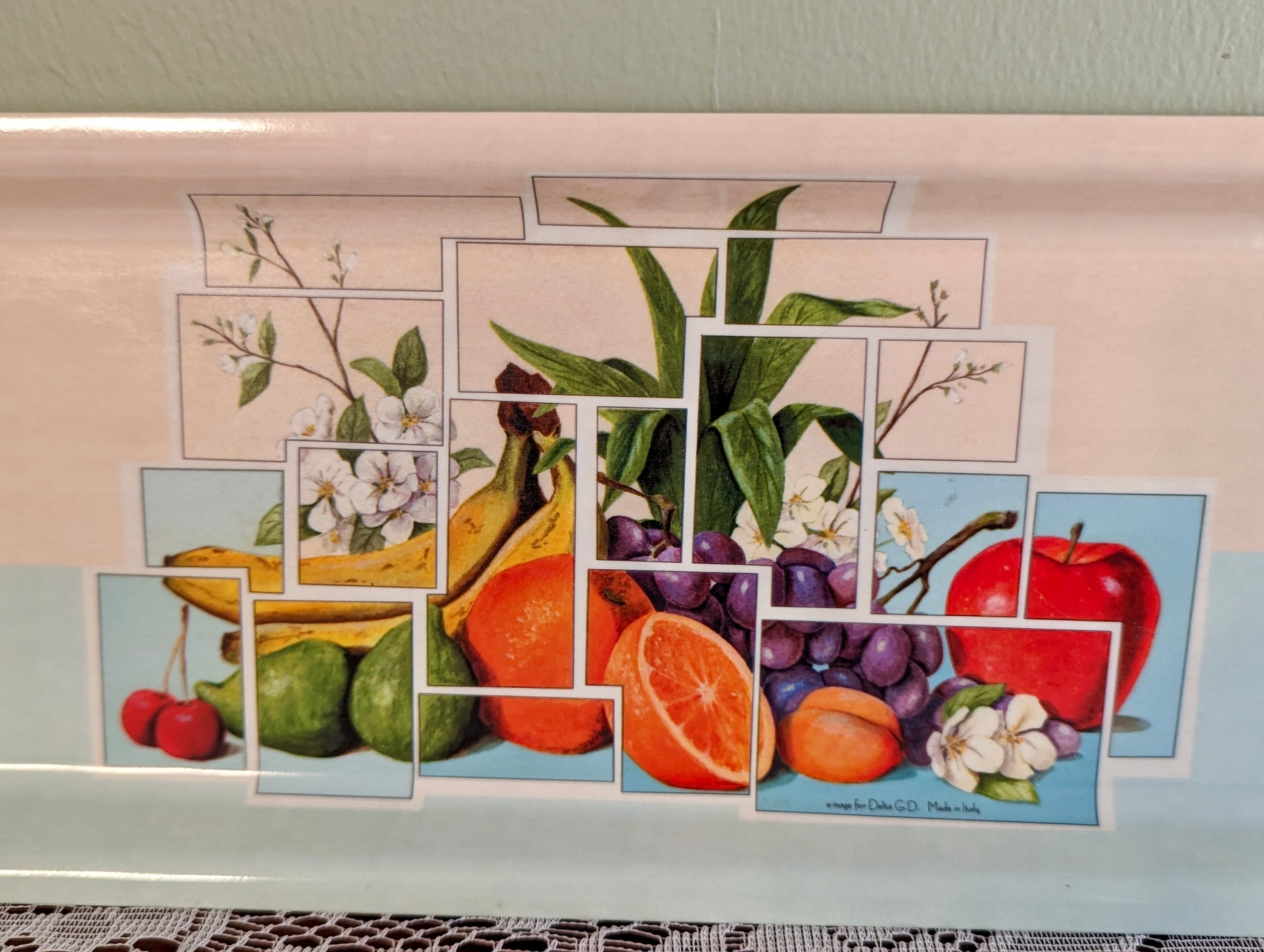Vintage Italian Melamine Fruit Tray - Etsy