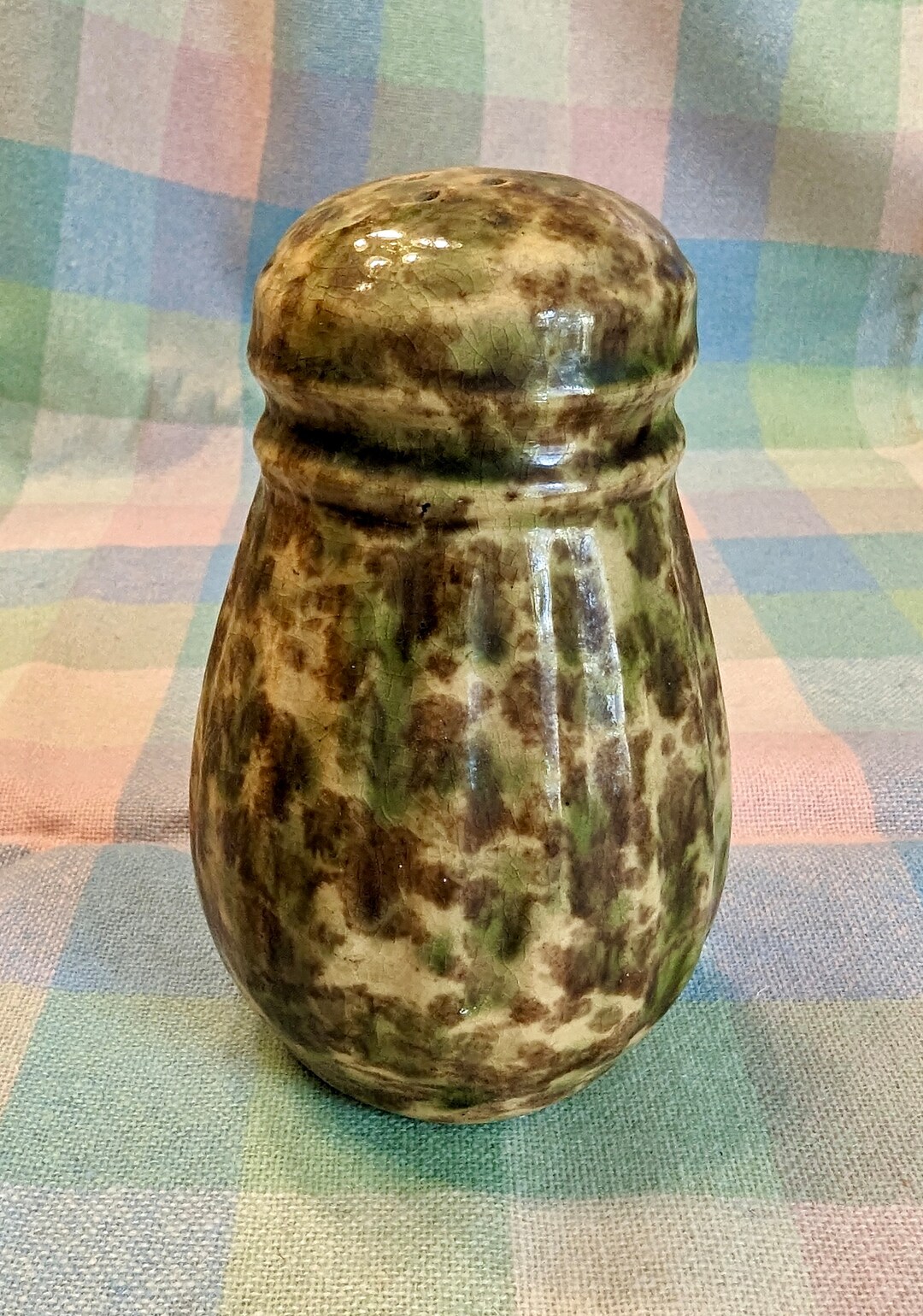 Glazed Ceramic Shaker With Corked Bottom - Etsy