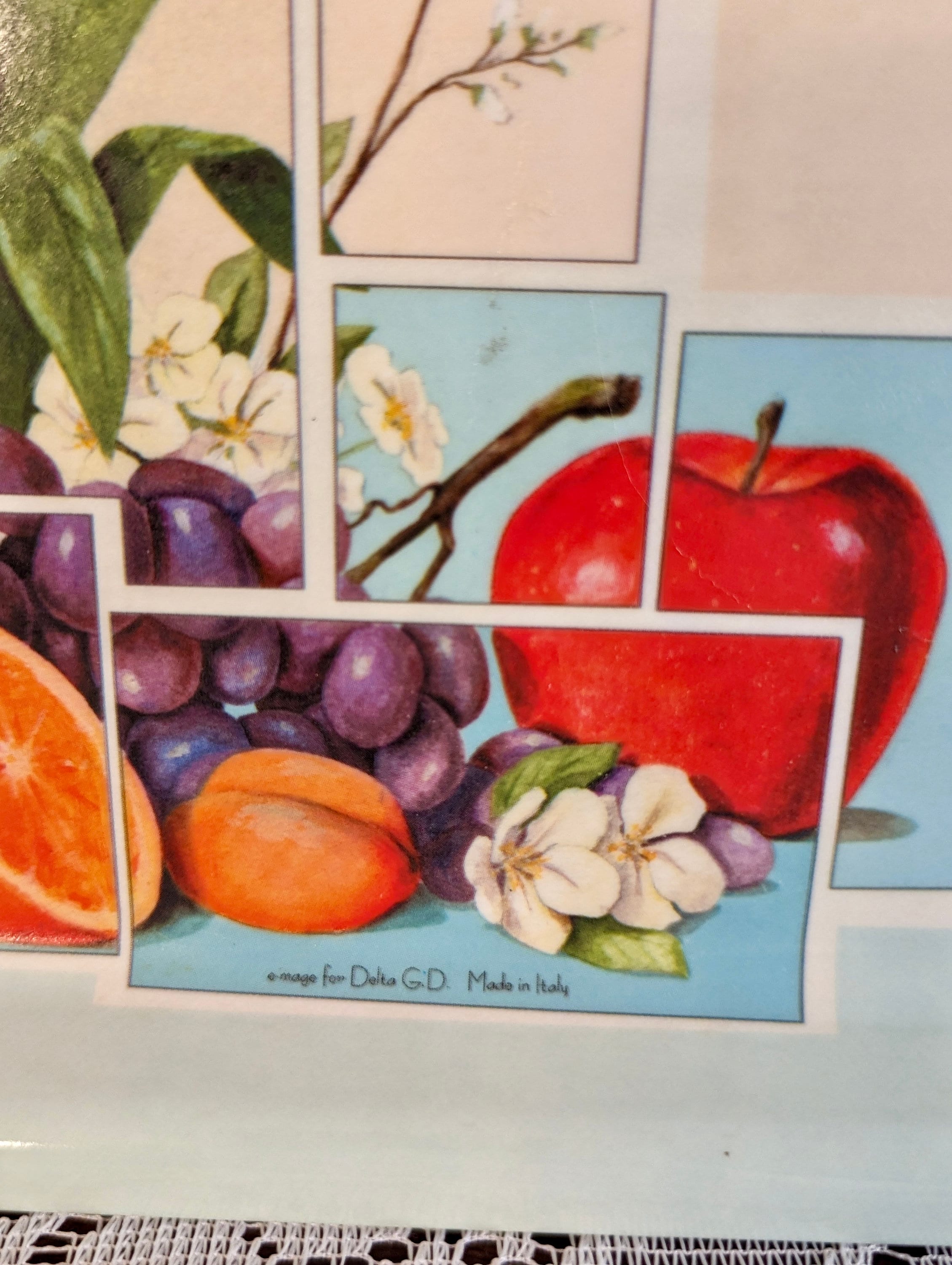 Vintage Italian Melamine Fruit Tray - Etsy