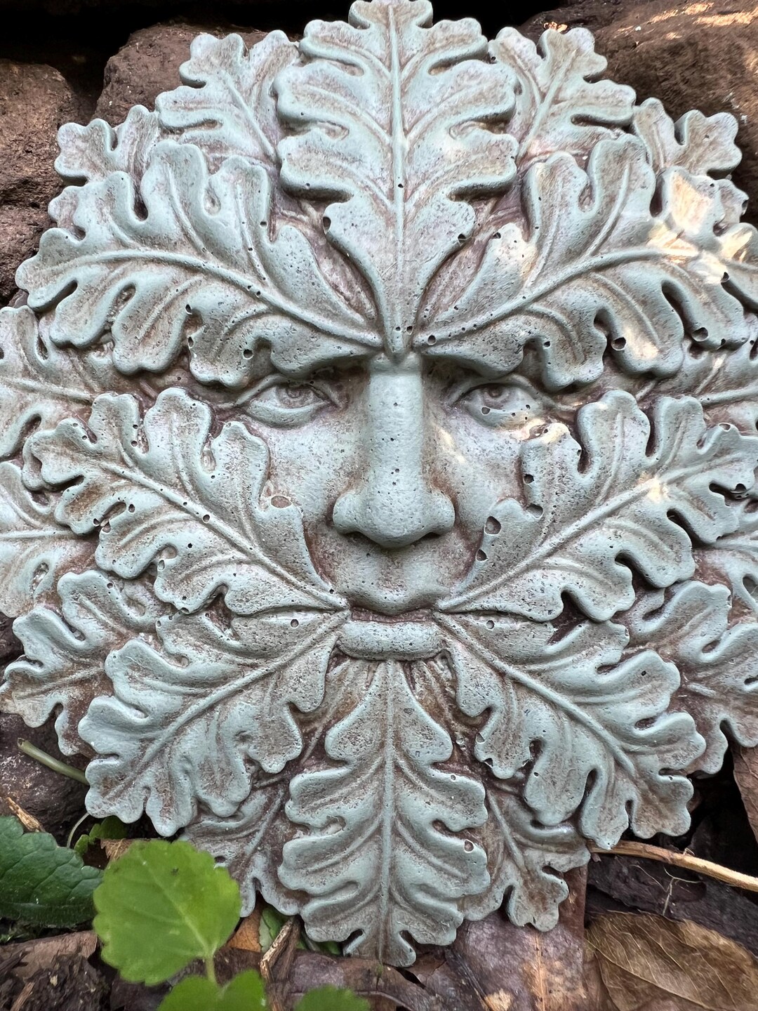 Green Man Wall Plaque, Green Man Garden Plaque, Green Man, Wall Plaque ...