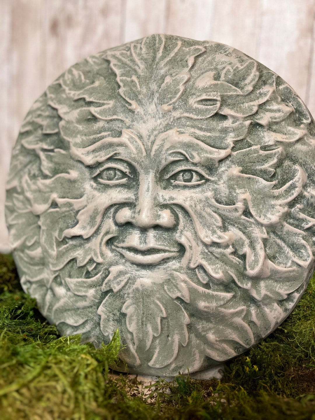 Green Man Wall Plaque, Green Man Garden Plaque, Green Man, Wall Plaque ...