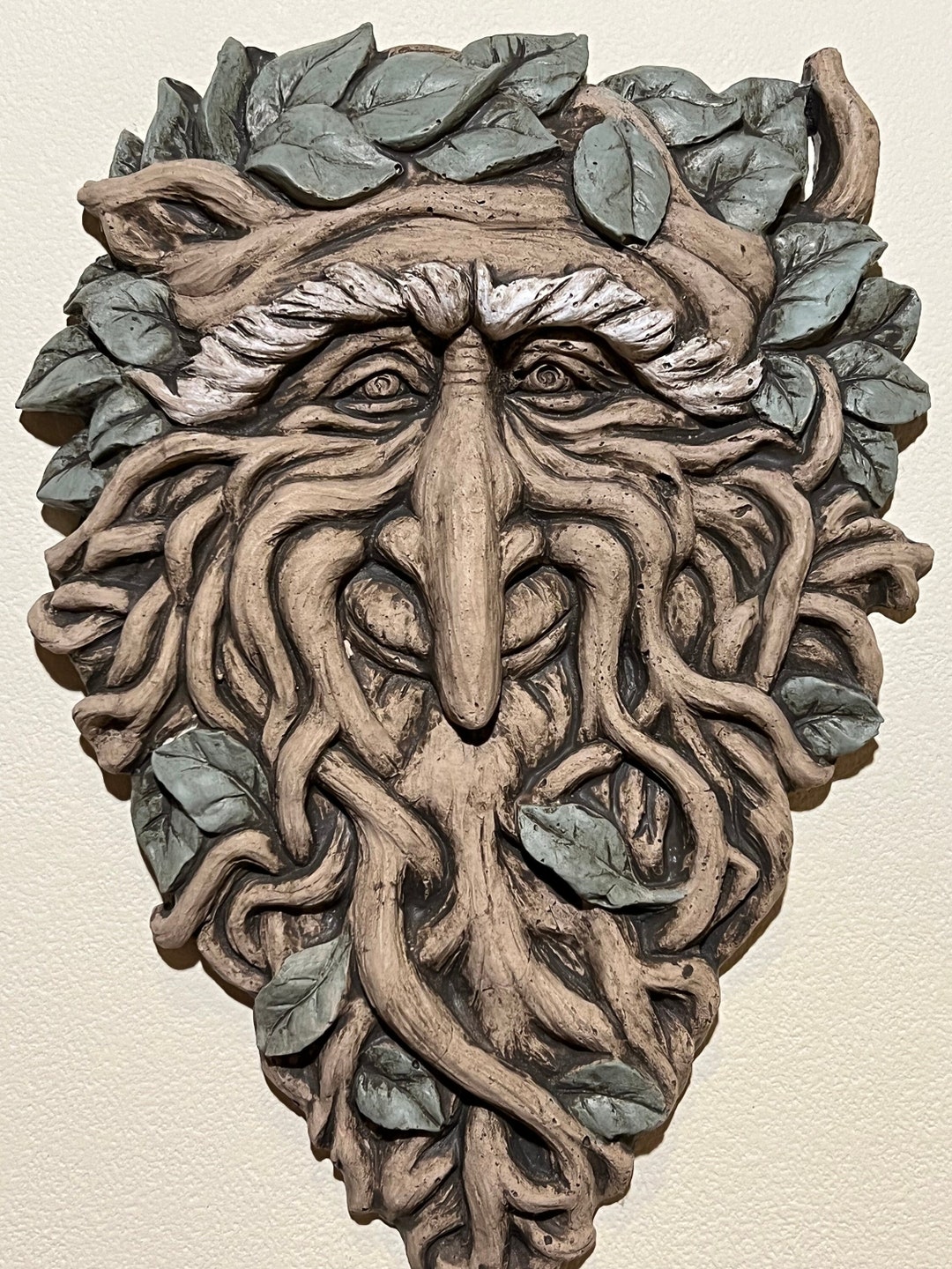 Large Green Man, Tree Man With Twining Vines and Leaves - Etsy