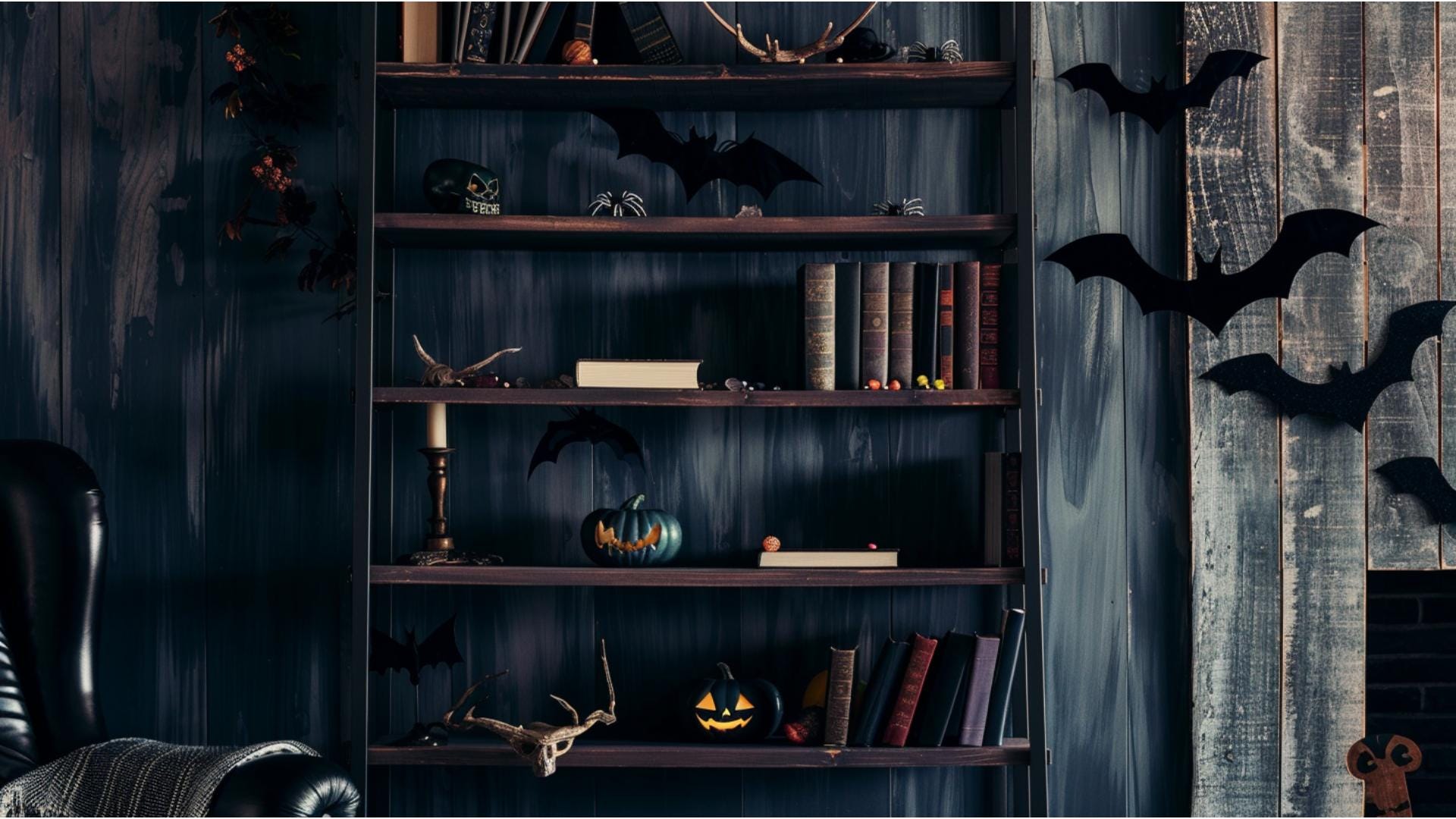 Halloween Zoom Background, Halloween Visual Background, Dark Spooky ...