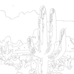 Arizona Landscape Paint by Numbers - Paint by Number for Adult - Paint ...