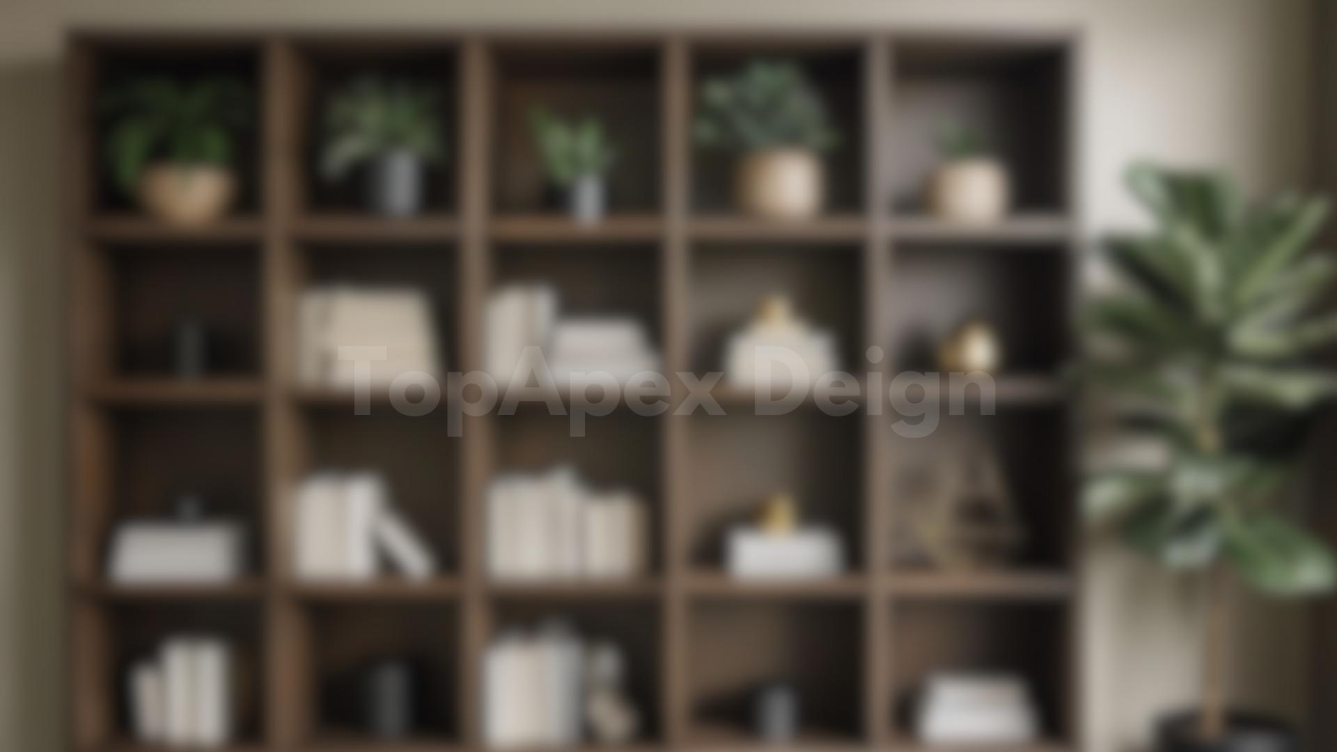 Zoom Visual Background, Bookshelf Zoom Background, Virtual Backdrop ...