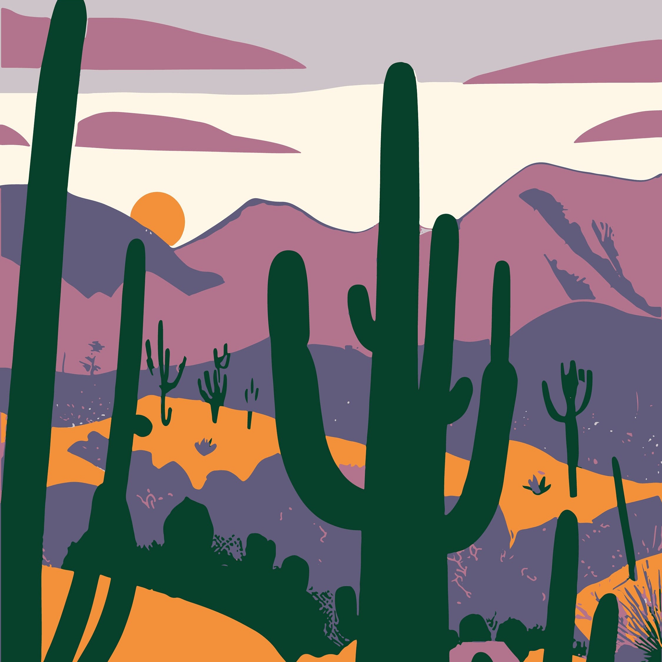 5 Printable Paint by Numbers - Paint by Numbers for Adults - Paint by ...