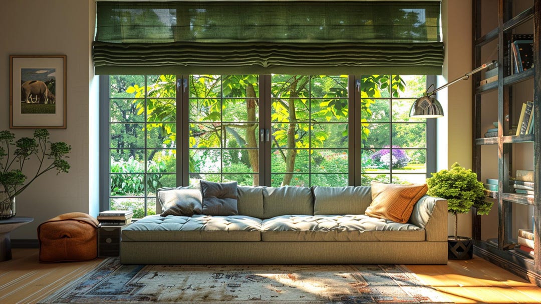 Cozy Living Room Zoom Background: Virtual Home Office Backdrop (digital ...