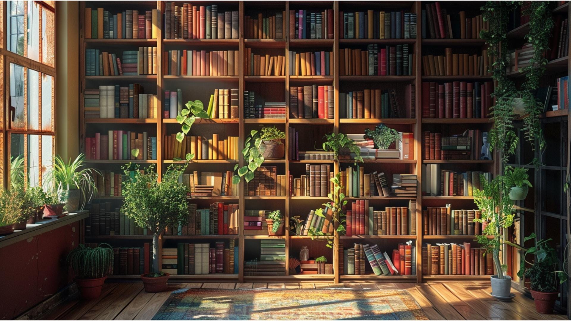Zoom Background, Virtual Background, Vintage Library Bookshelf Virtual ...