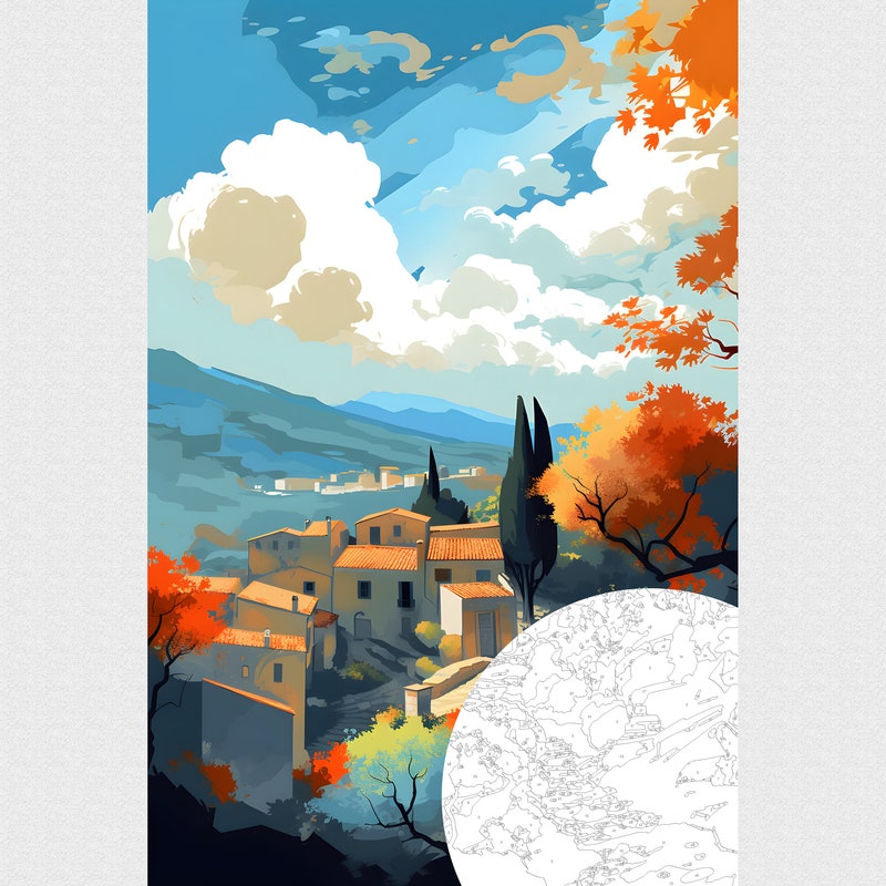 Watercolor Paint by Number - Etsy