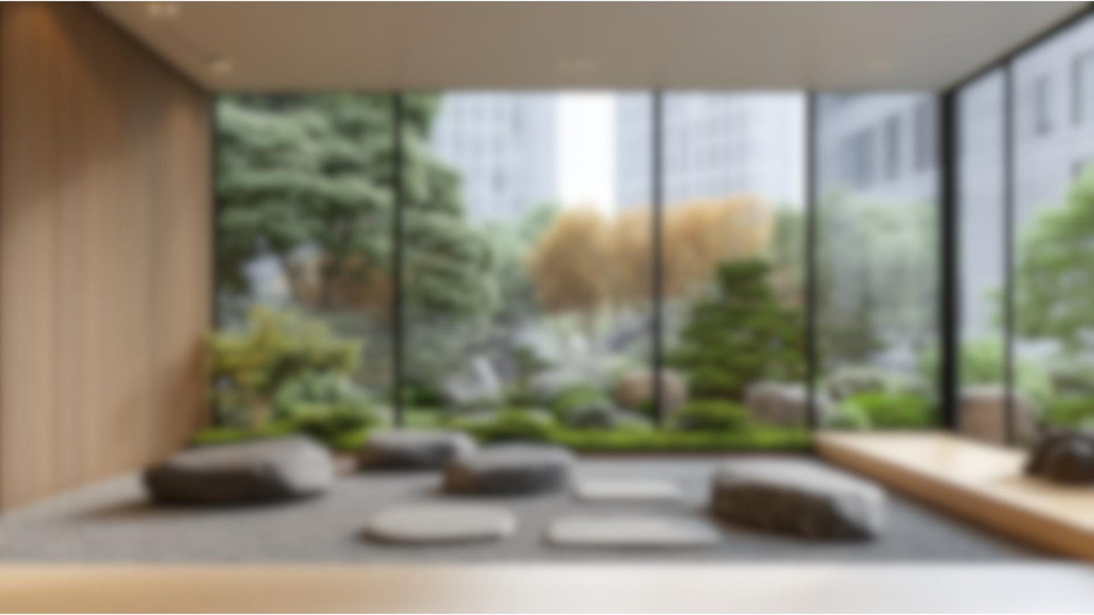 Zoom Cozy Peaceful Backdrop, Zen Japanese Garden Zoom Background ...