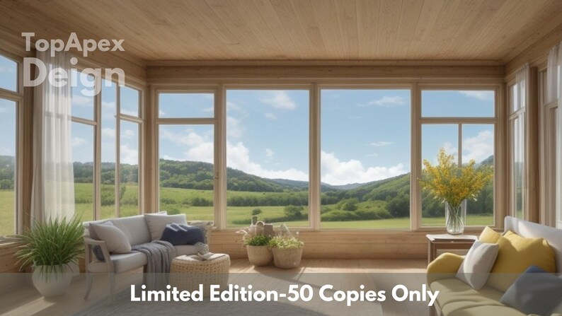 Spring Field Zoom Background, Bright Floral Virtual Backdrop, MS Teams ...