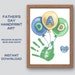 Fathers Day Handprint Craft, DIY Gift for Dad, Fathers Day Handprint ...