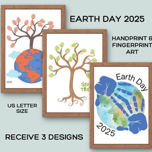 Earth Day Handprint Art, Earth Day Printable, Earth Day Activity ...