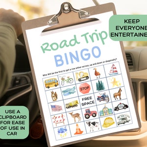 Scavenger Hunt, Road Trip Bingo, Road Trip Games Printable - Etsy
