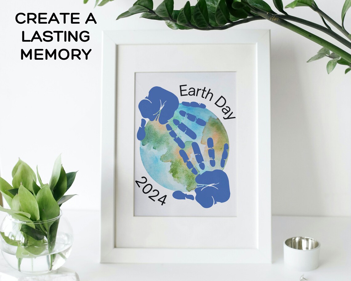 Earth Day Handprint Art, Earth Day Printable, Earth Day Activities ...