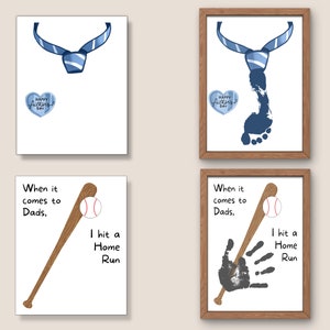 DIY Gift for Dad Handprint Art, Fathers Day Handprint Craft, Fathers ...