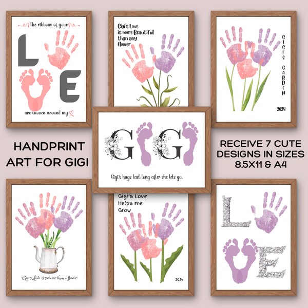 Grandparents Day Handprint - Etsy