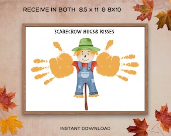 Thanksgiving Handprint DIY Art 5 Designs Fall Handprint Craft - Etsy