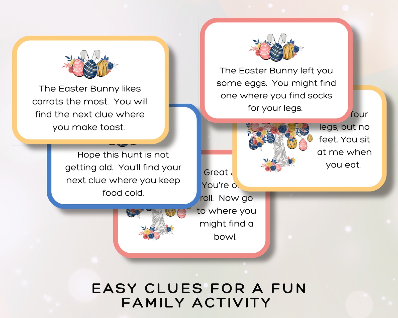 Printable Easter Scavenger Hunt for Kids, Easter Egg Scavneger Hunt ...