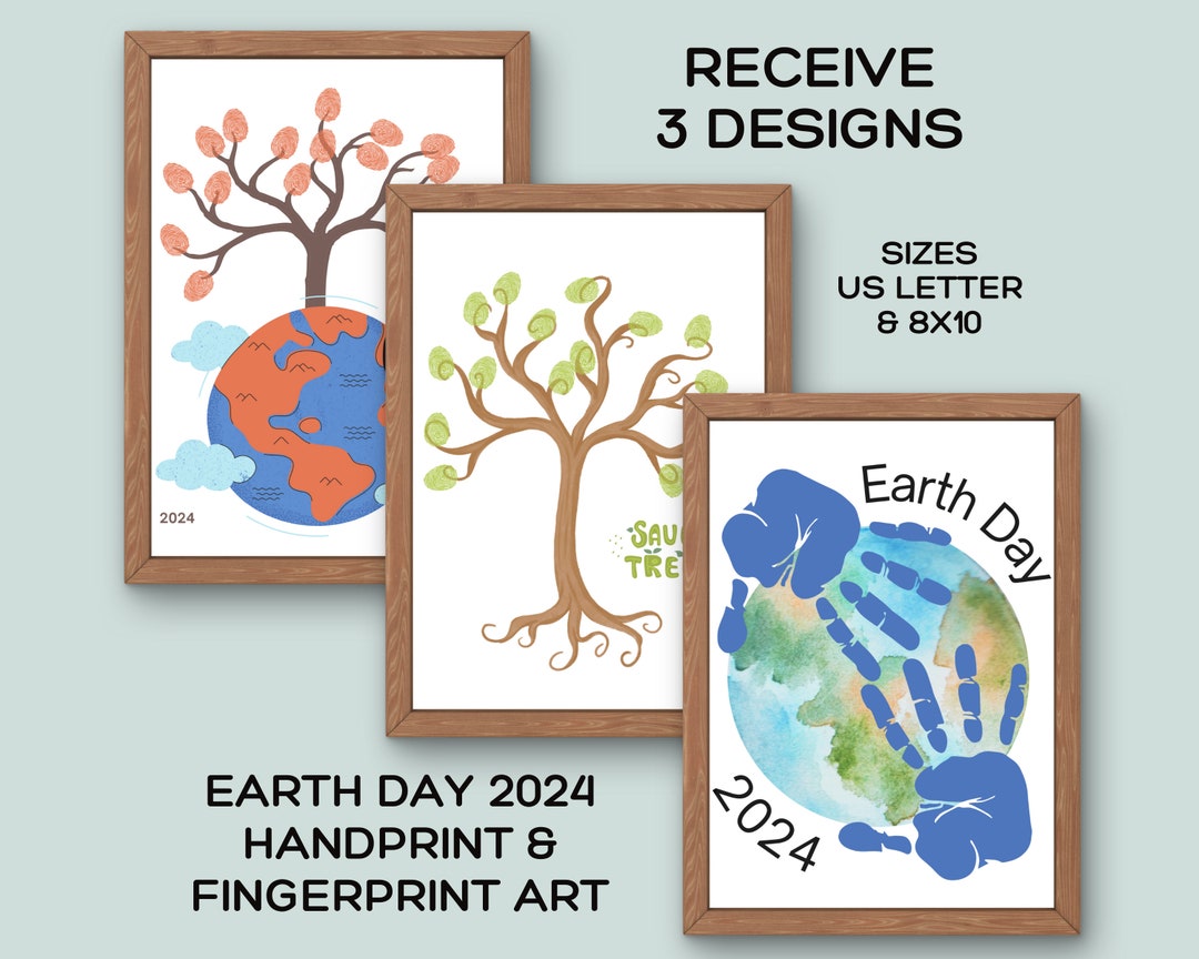 Earth Day Handprint Art, Earth Day Printable, Earth Day Activities ...