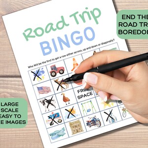 Scavenger Hunt, Road Trip Bingo, Road Trip Games Printable - Etsy