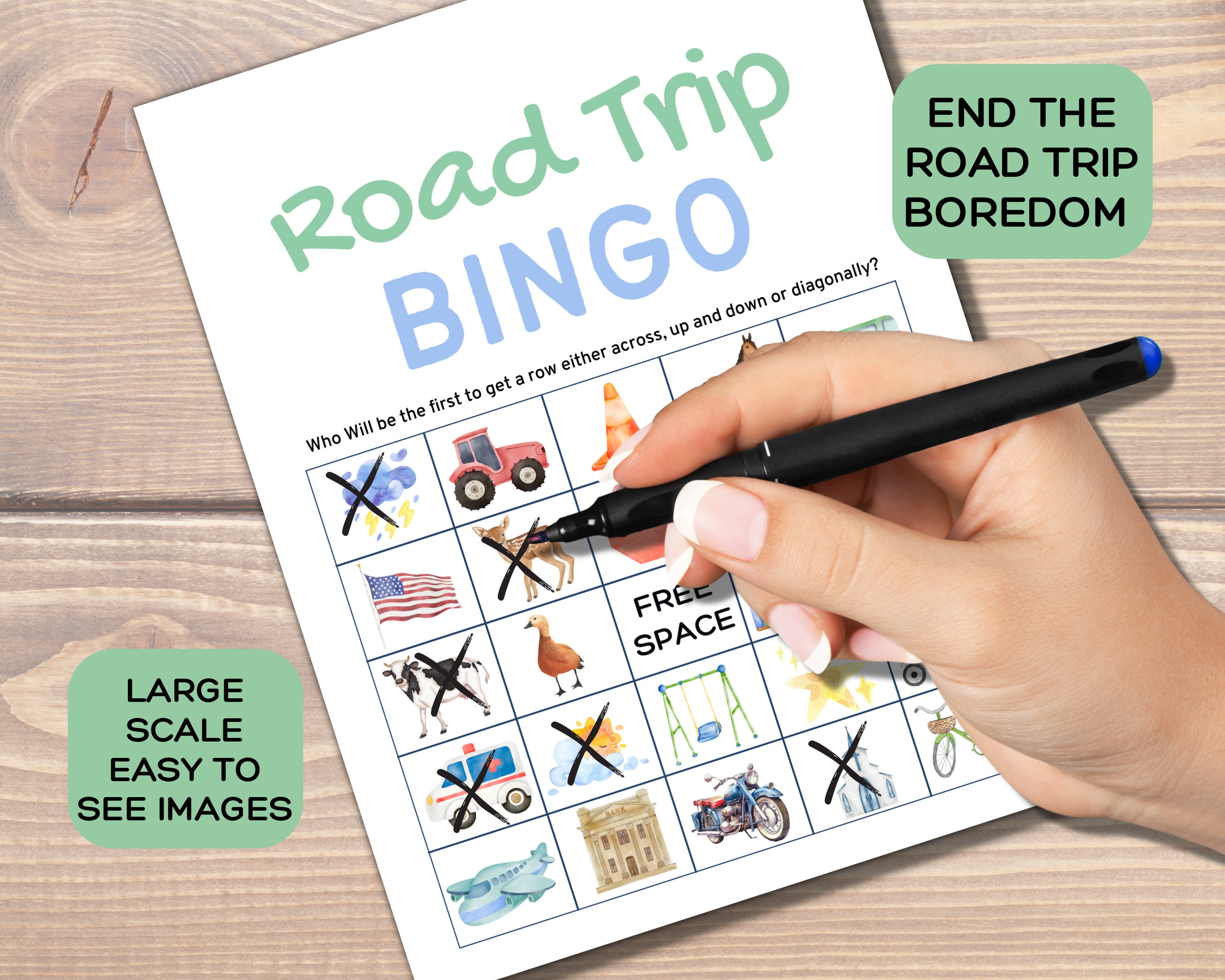 Scavenger Hunt, Road Trip Bingo, Road Trip Games Printable - Etsy