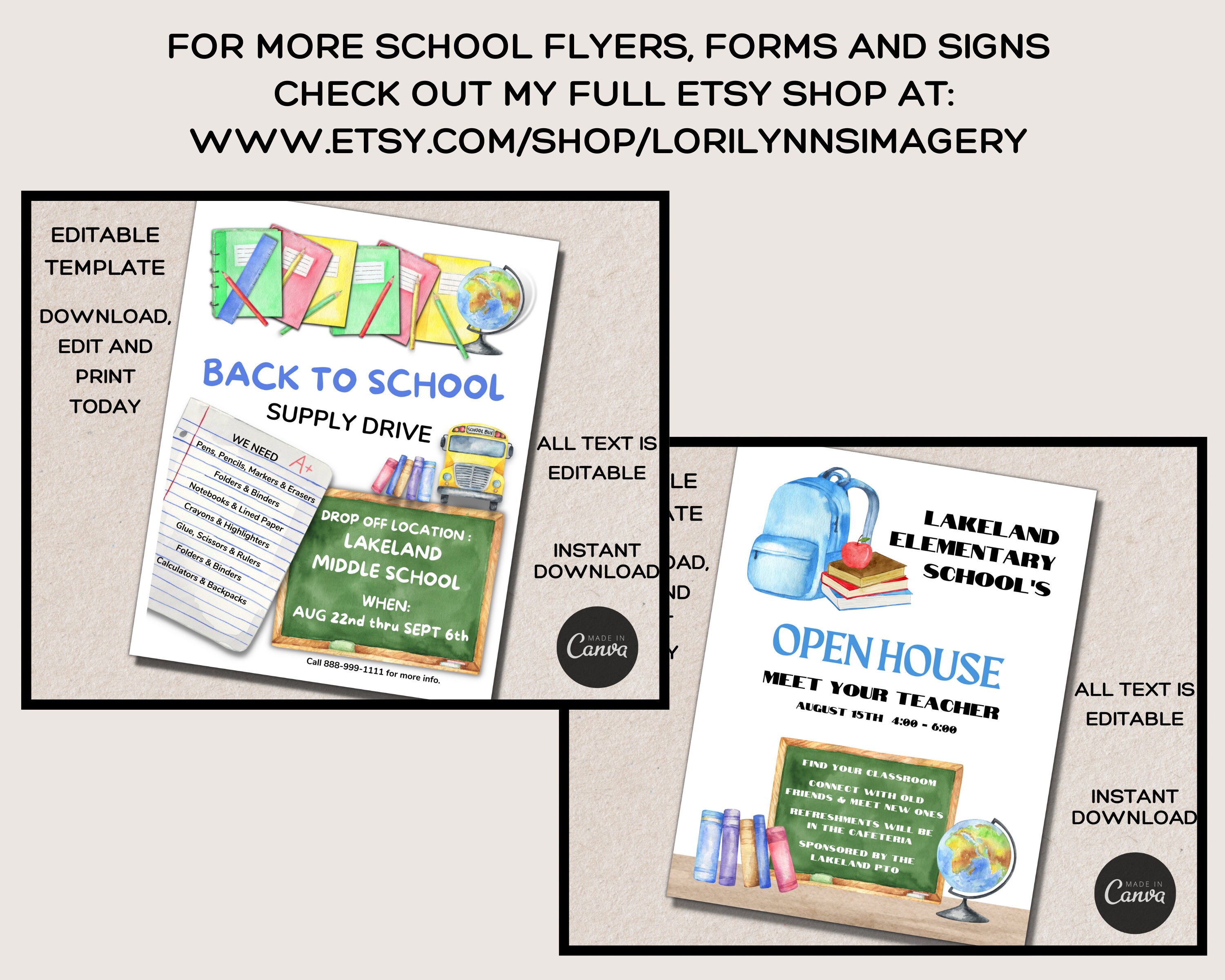 Meet the Teacher Editable Template Welcome Back to School Teacher ...