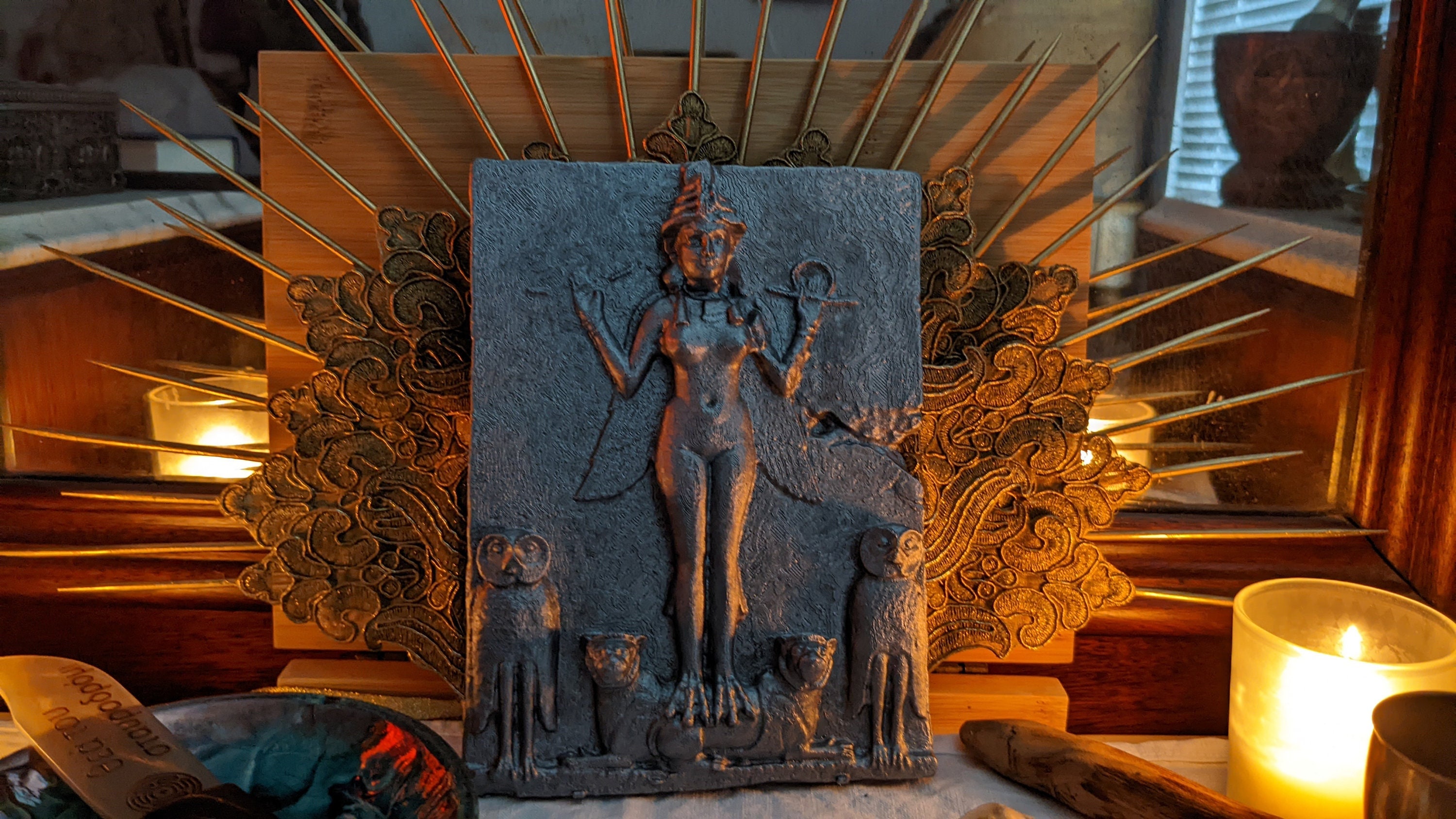 Inanna/ishtar/lilith/ereshkigal Queen of the Night Ancient - Etsy Canada