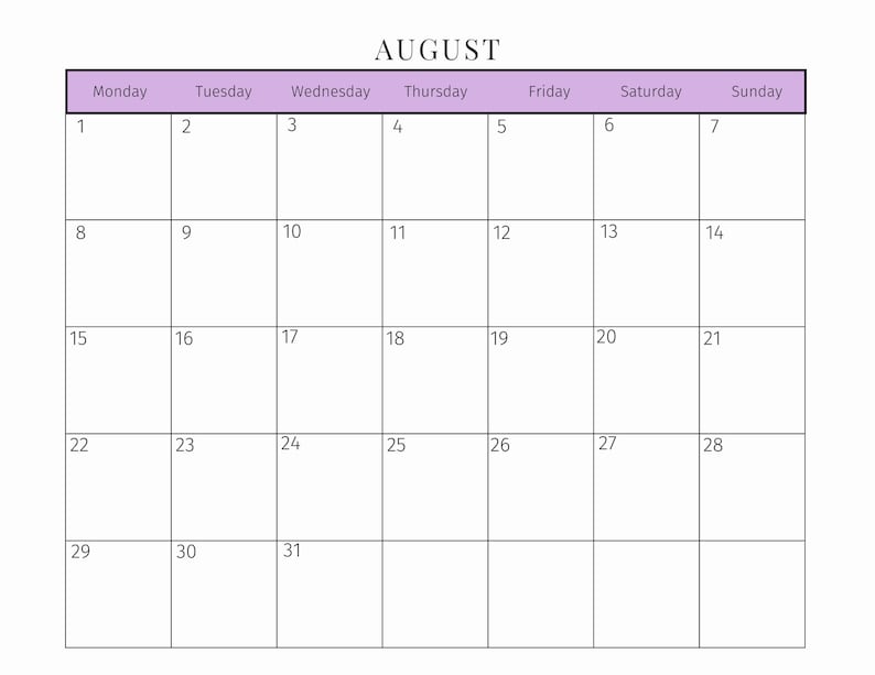 2022 2023 Calendar August 2022 Calendar Classroom Calendar Homeschool ...
